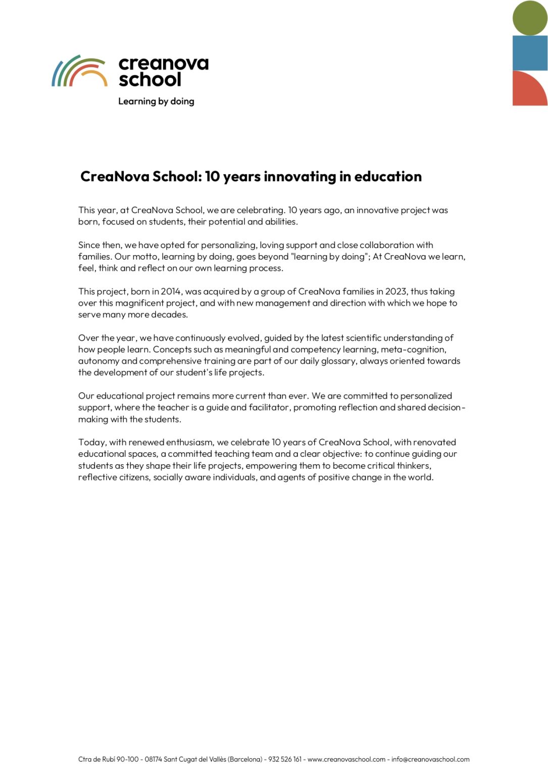 Editorial | ENG - CreaNova School